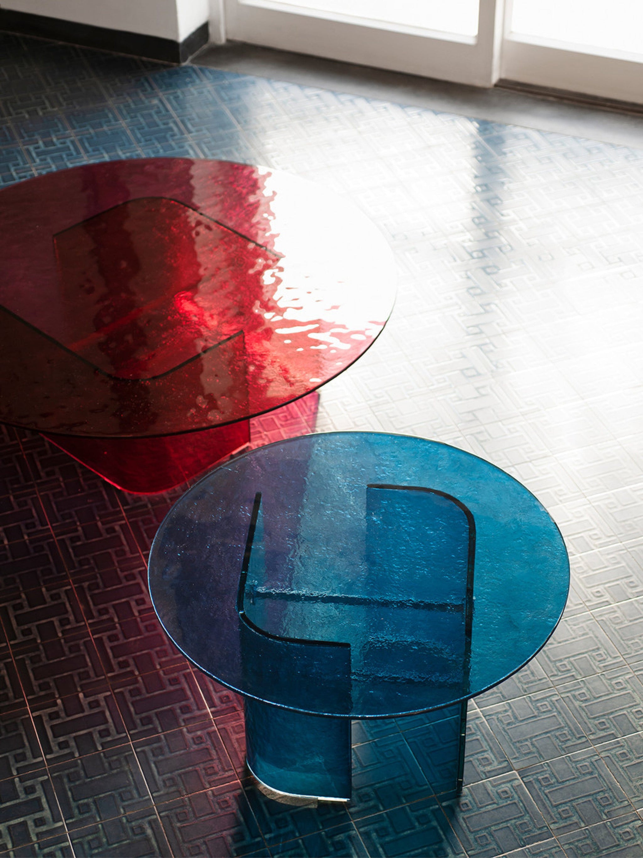 Double L Coffee Tables Glaze | Designer Tables – Cosh Living