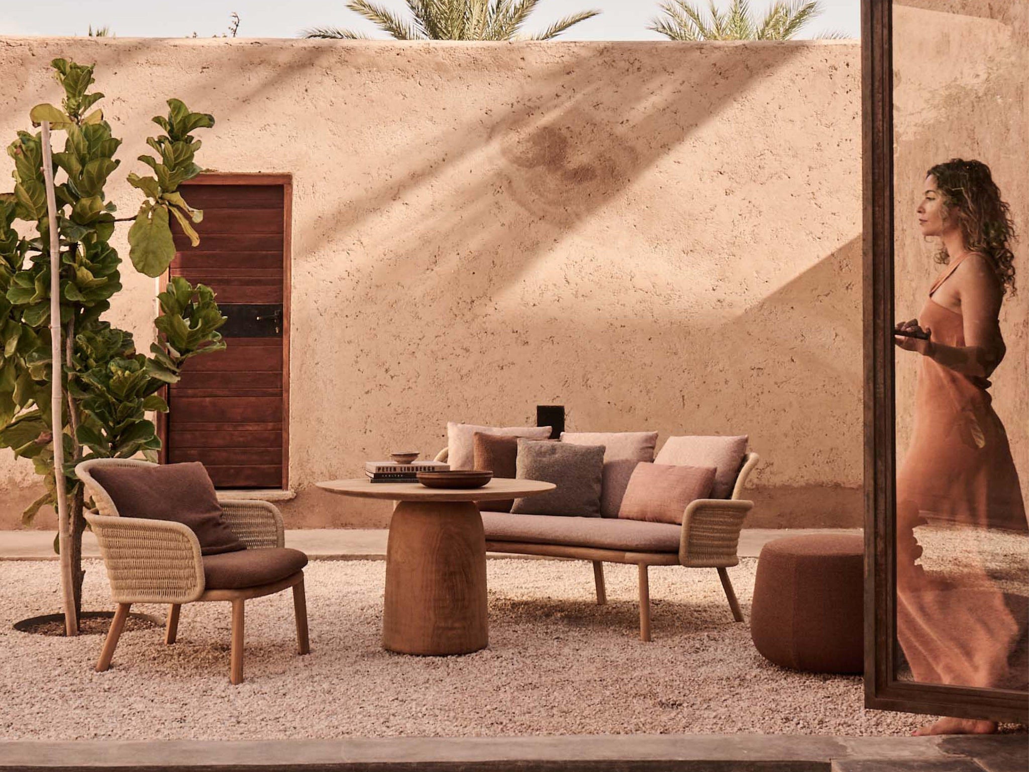 Dunes Low Dining Table | Garden Furniture Collection | Cosh Living