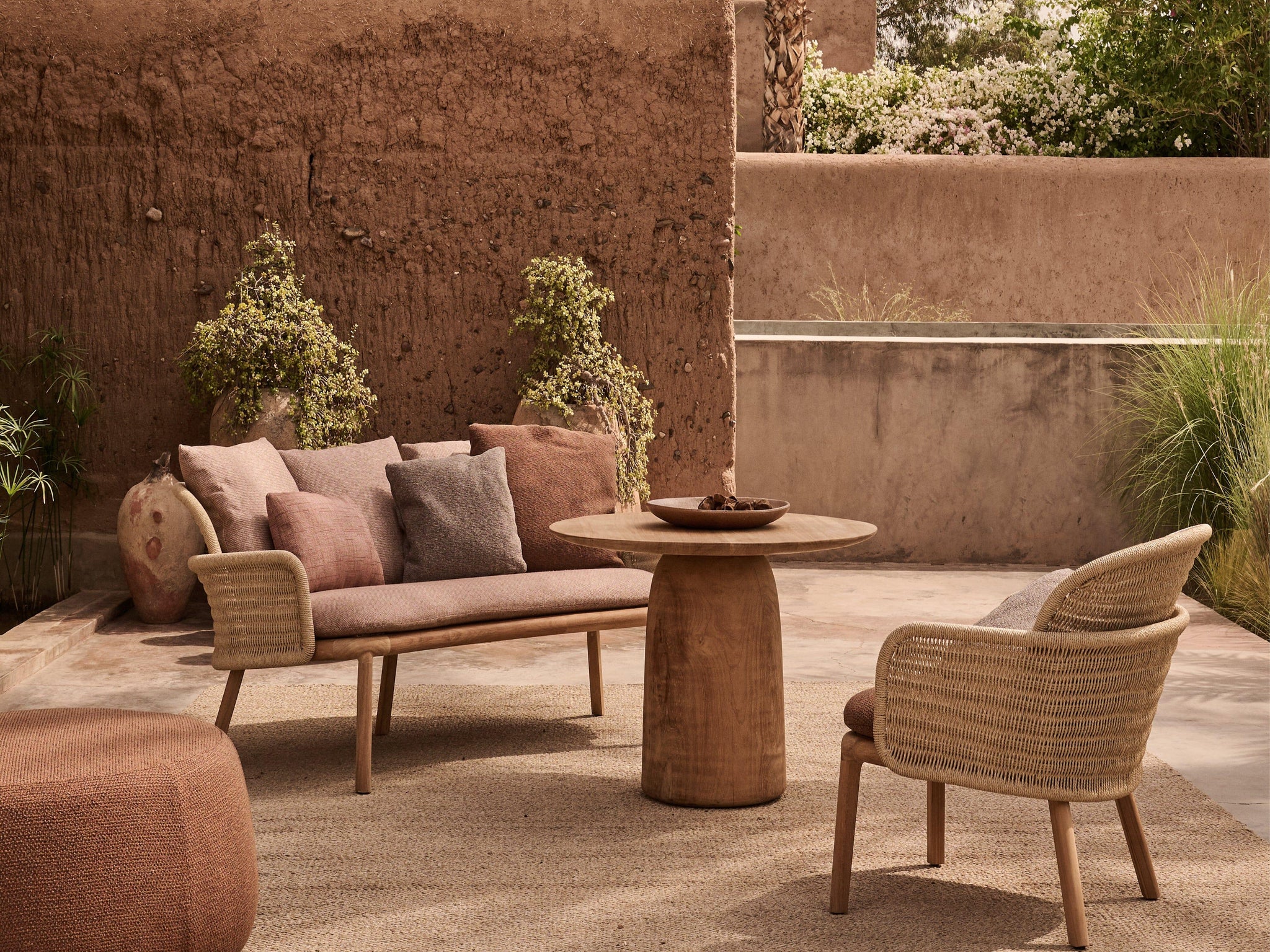 Dunes Low Dining Table | Garden Furniture Collection | Cosh Living