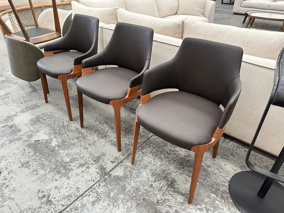Velis Chairs (Walnut) | Indoor Dining Chairs – Cosh Living
