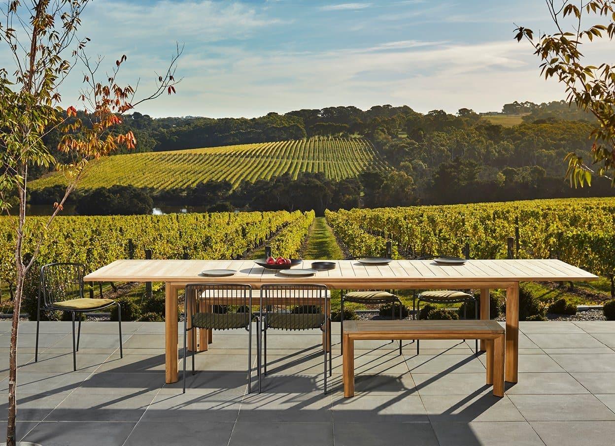 Addis Teak Extension Table by Kett | Designer Table – Cosh Living